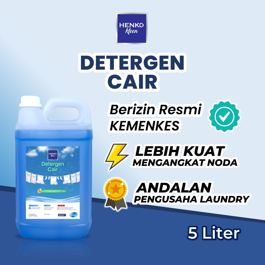 Deterjen Cair Laundry 5 Liter - Henko Kleen